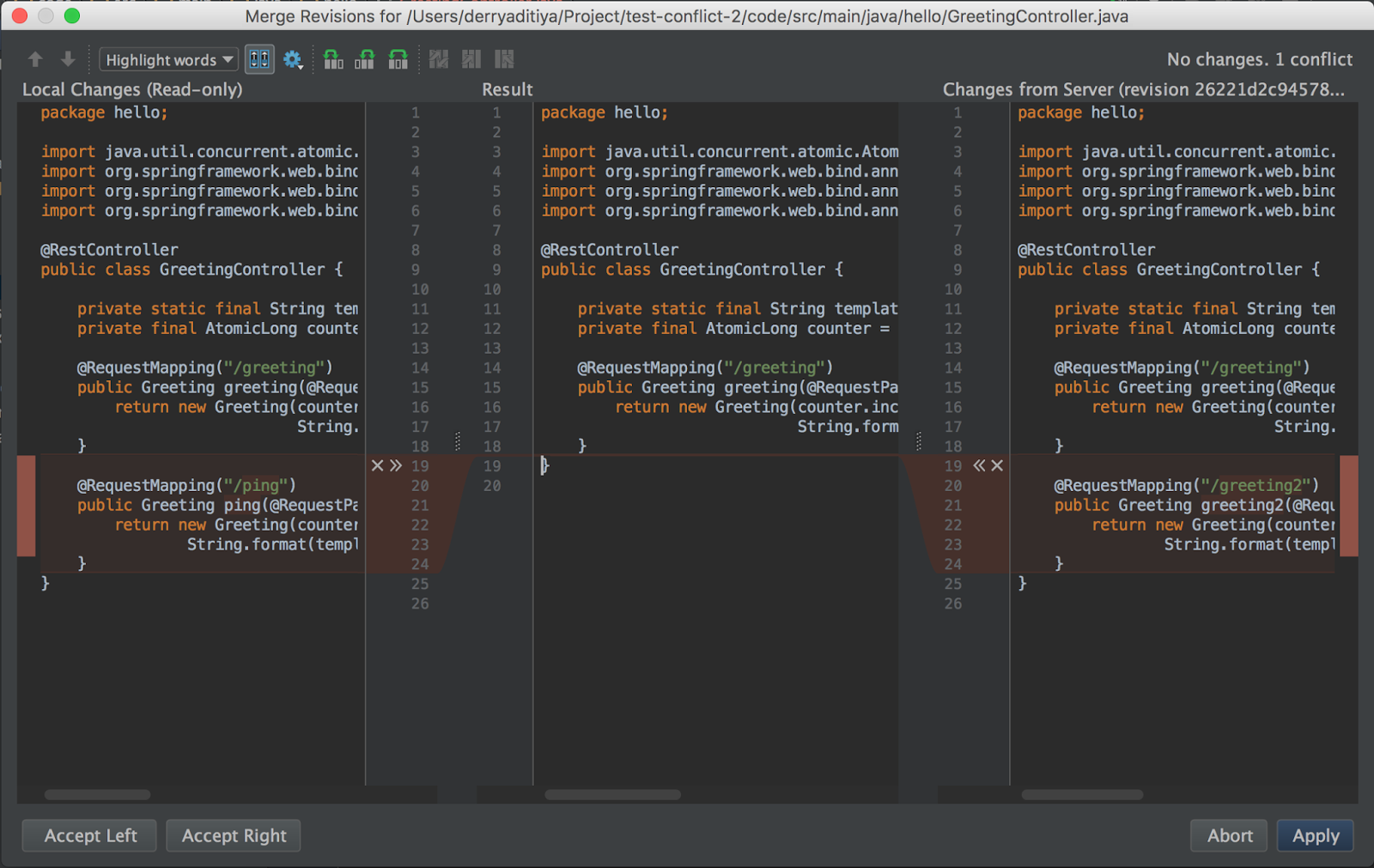 Nostra Technology Resolve Conflict Di Intellij Idea Dengan Mudah