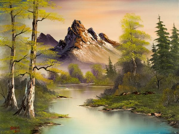 El arte es su máxima expresión : Secretos de Bob Ross (Pintor de Paisajes)
