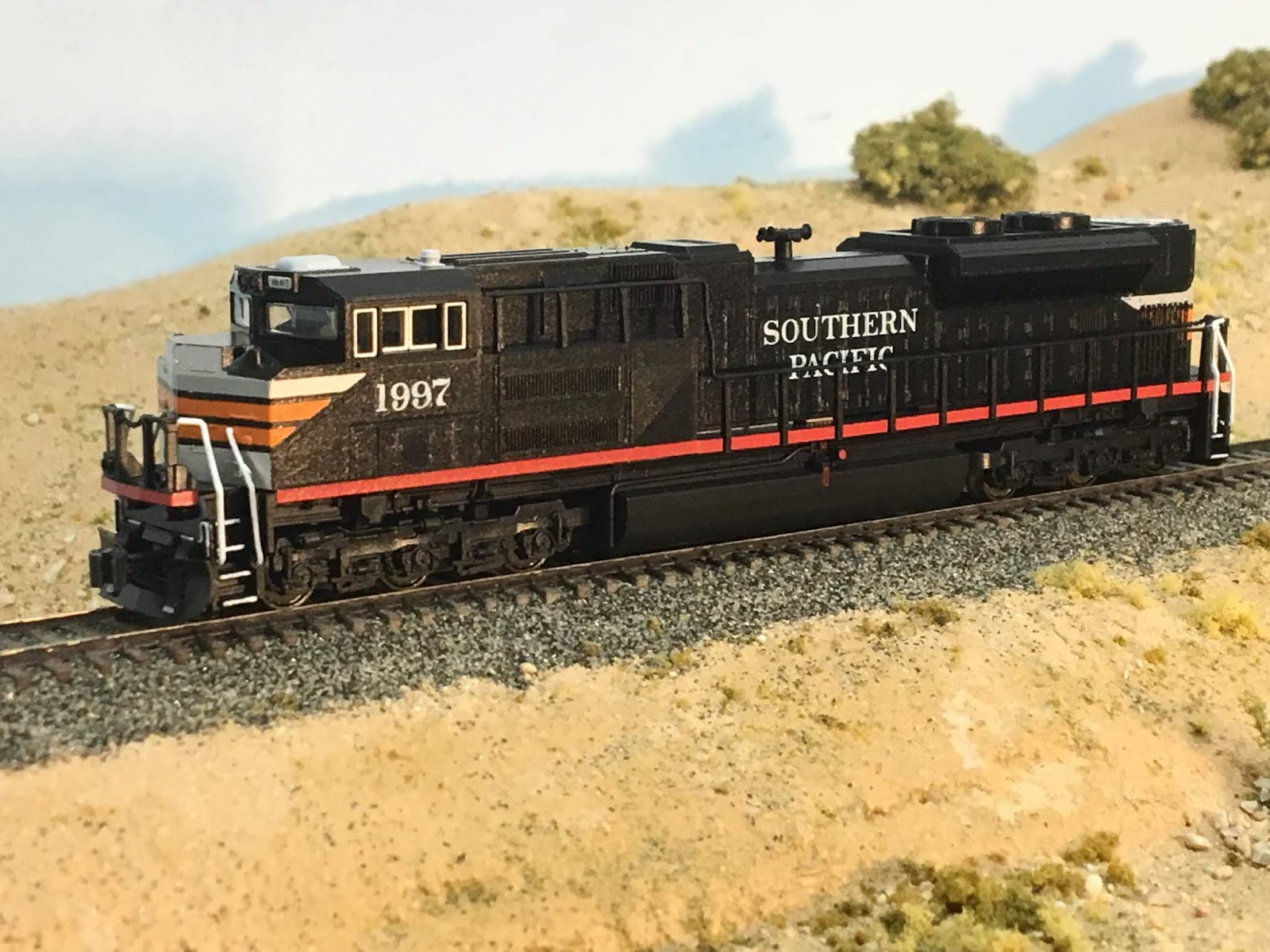 Parker Locomotive Works : Southern Pacific SD70ACe Black Widow