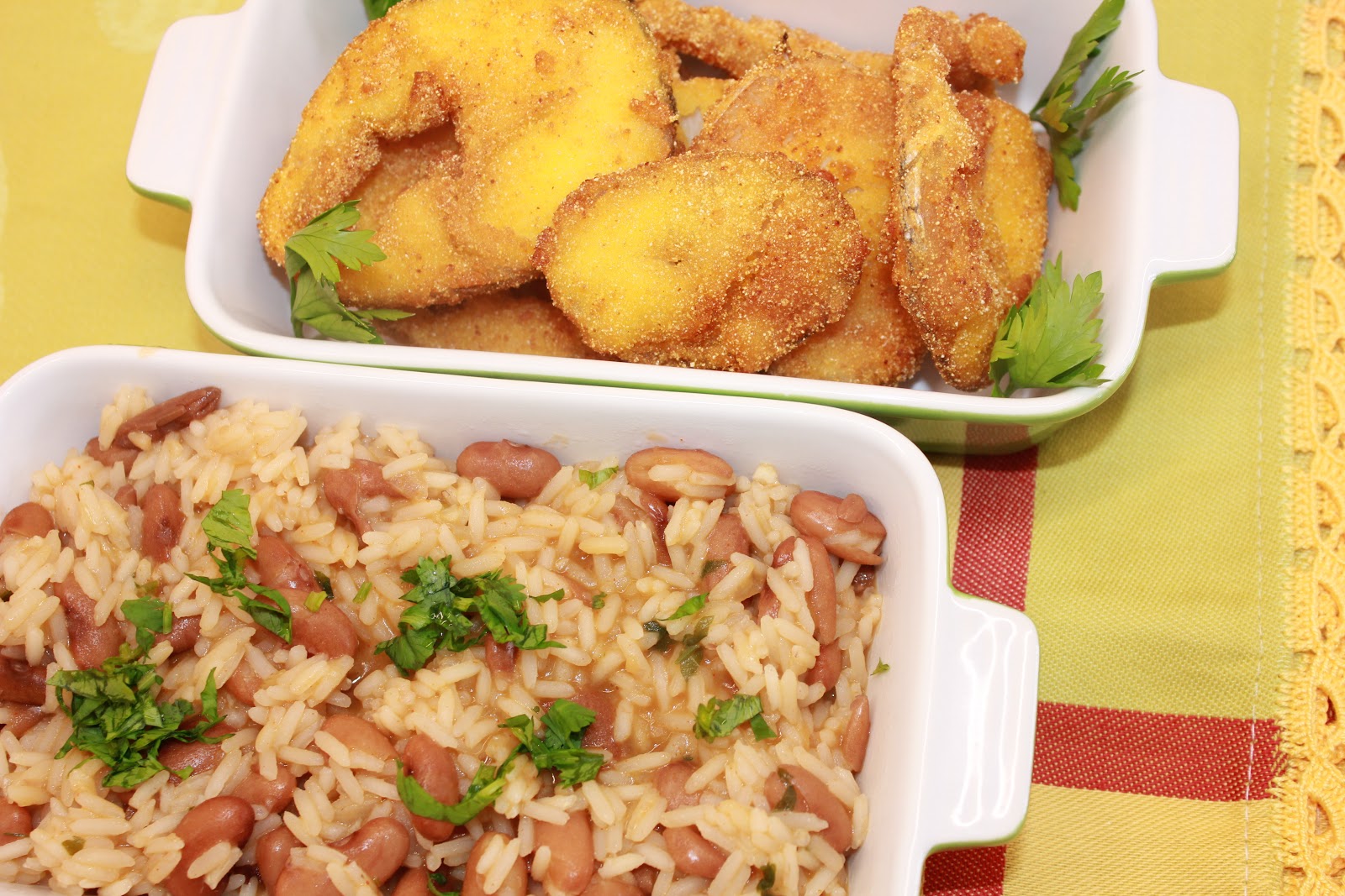 Mística de Sabores: Arroz de Feijão com Pescada frita