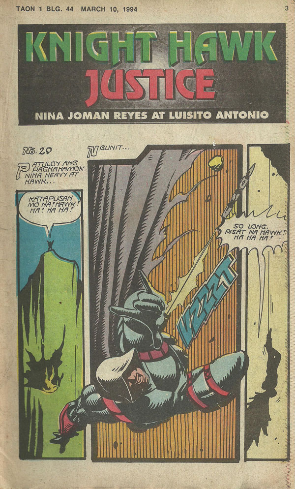 Pinoy Superheroes Universe: KNIGHT HAWK JUSTICE