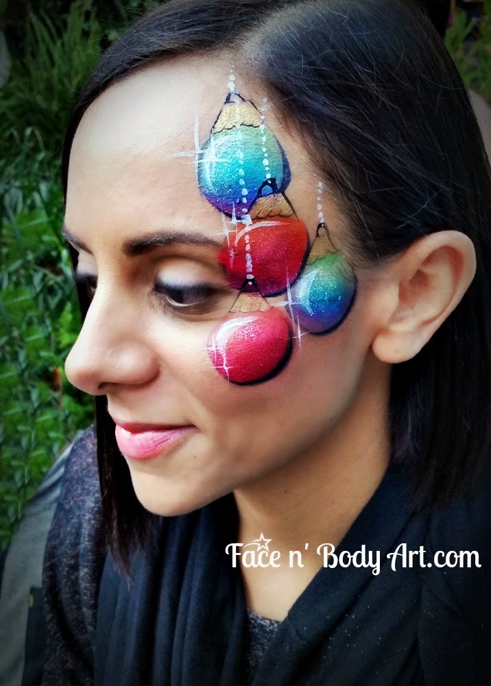Shawna D Make up Christmas Face Painting Designs shawna-d-make-up-christmas-face-painting-designs