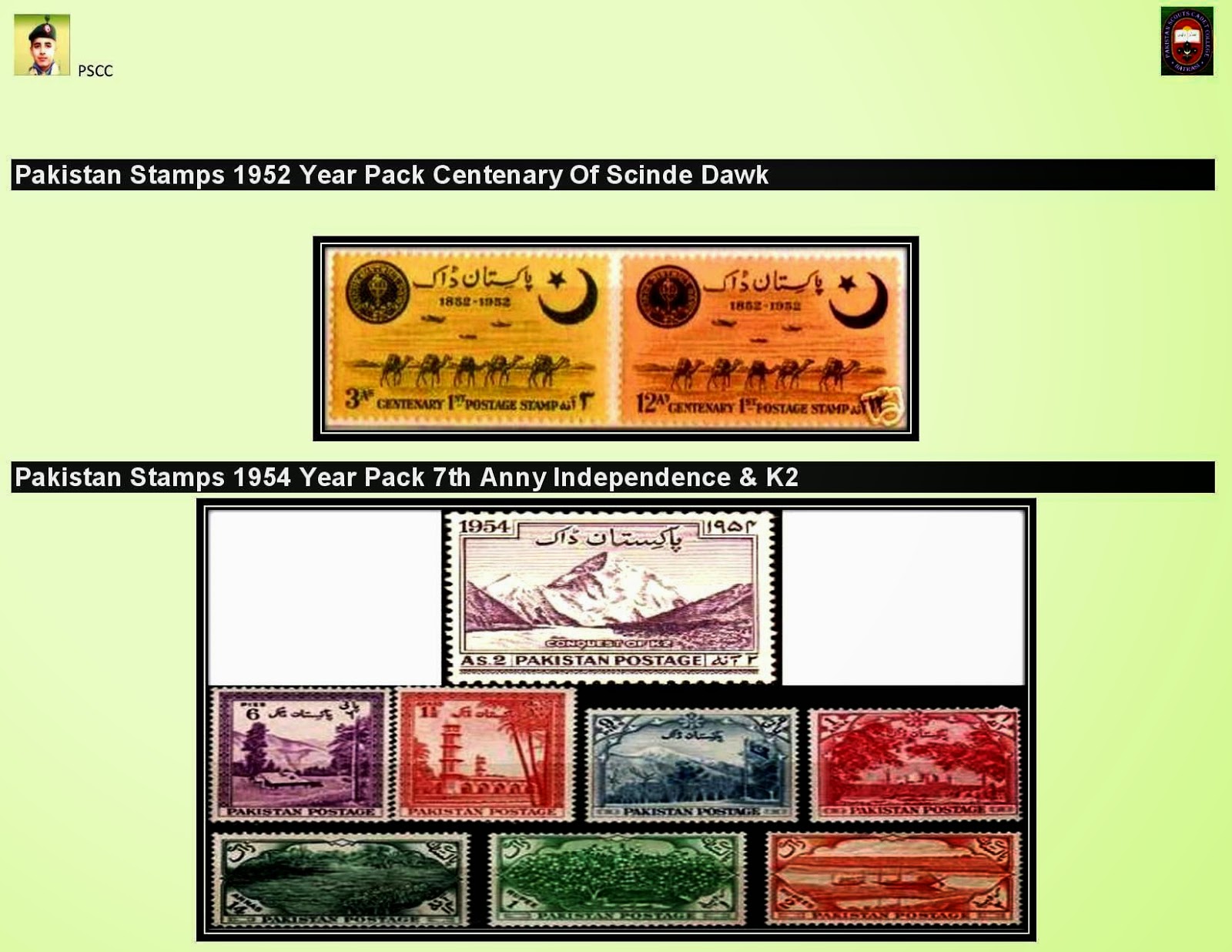 All About e-Postage Stamp(Just a Hobby): Pakistan Stamps