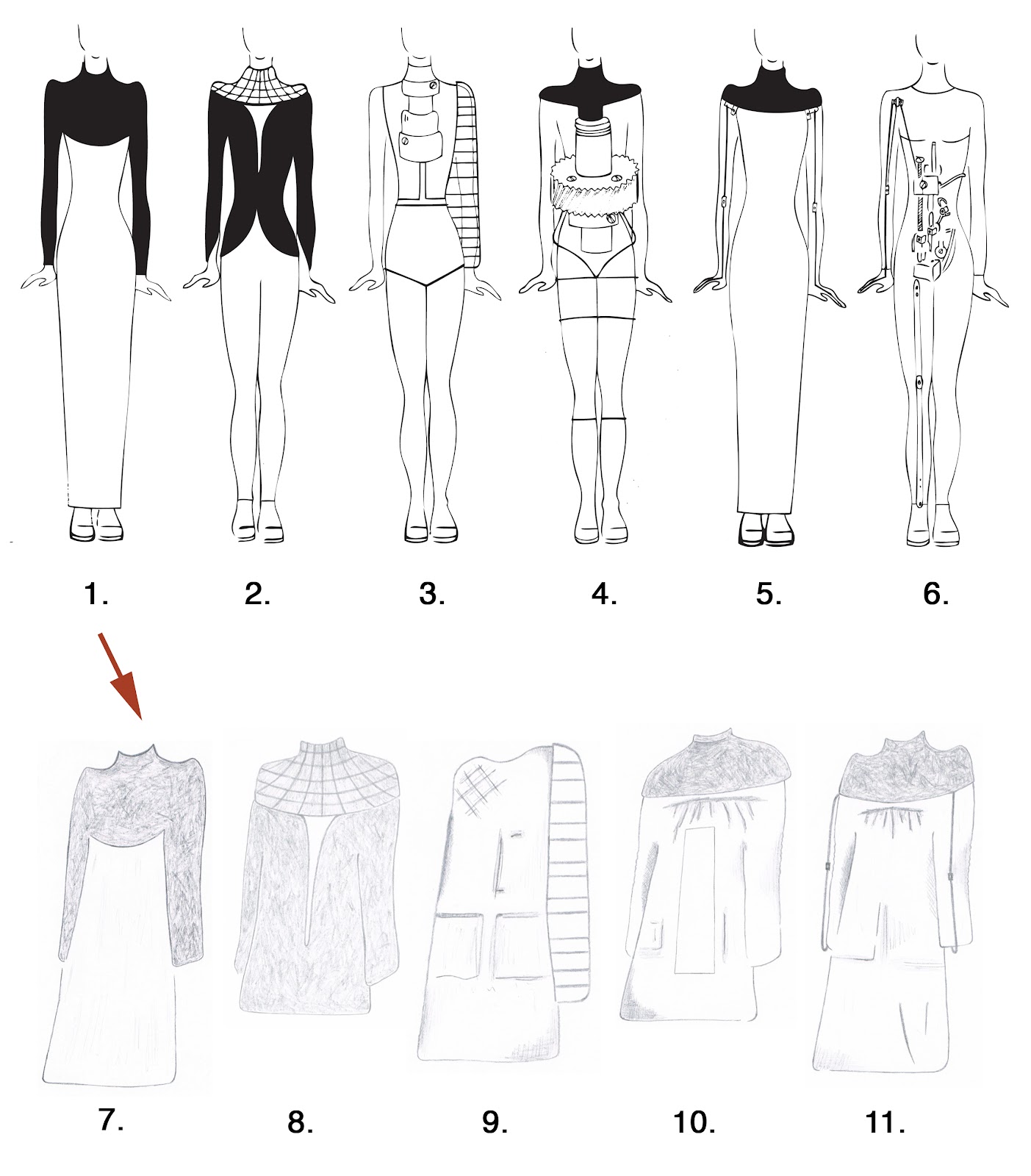fashion studio: summary of designs