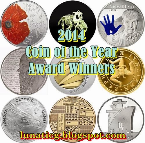 2014 Coin of the Year Award Winners | Lunaticg Coin