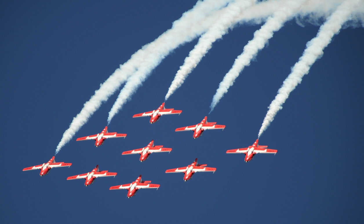 One Tank Trips: Up in the sky, Snowbirds, CF-18s, Joint Forces ...