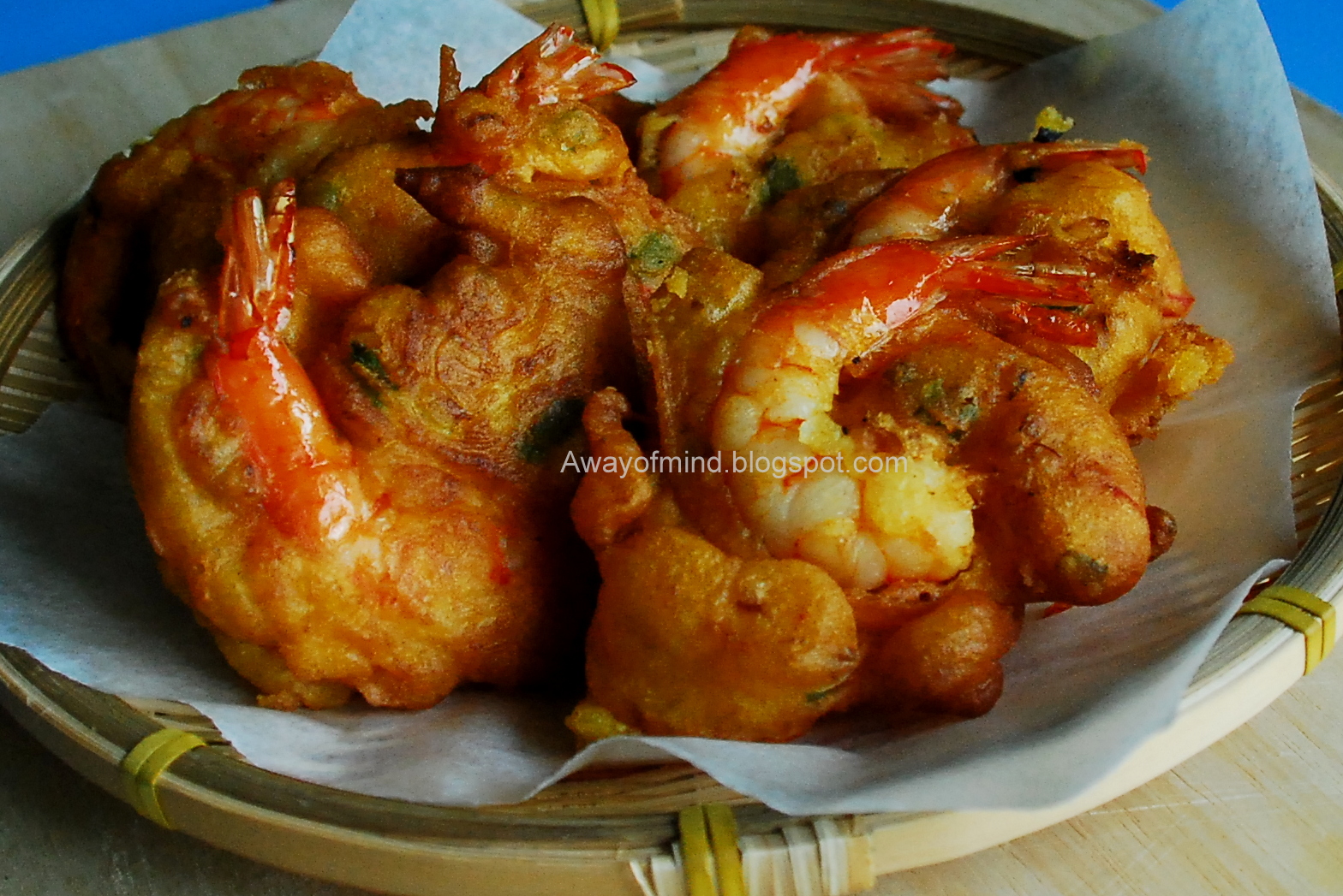 Awayofmind Bakery House: Prawn Fritters (Cucur Udang)