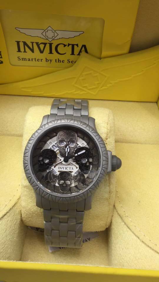 Lilith Shop : Relógio Invicta Skull réplica primeira linha AAA