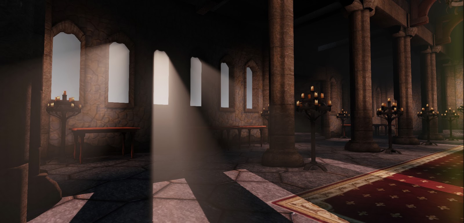 James Ryan Jenkins 3D Castle : Castle Hall