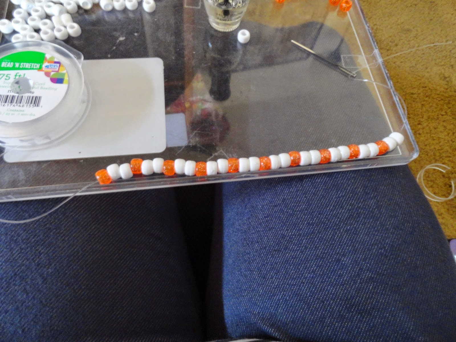 Ooh Piece of Kandi: How To Make: A Standard X-Base Cuff