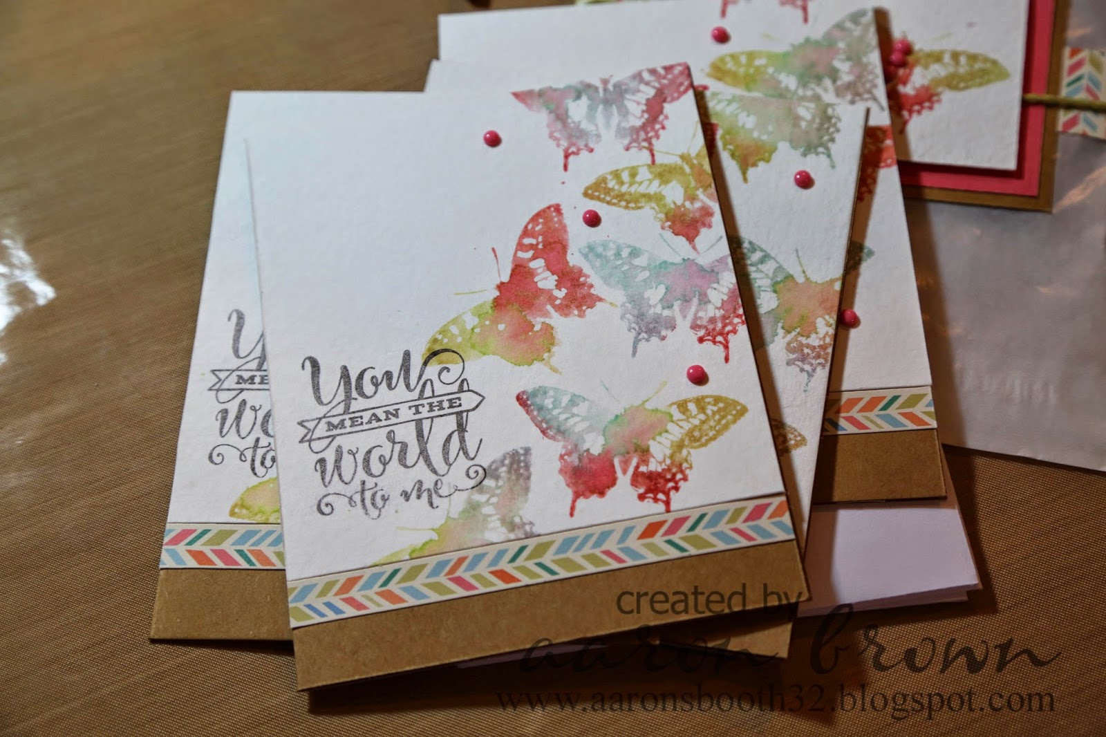 Booth #32: Watercolor Butterfly Card Set