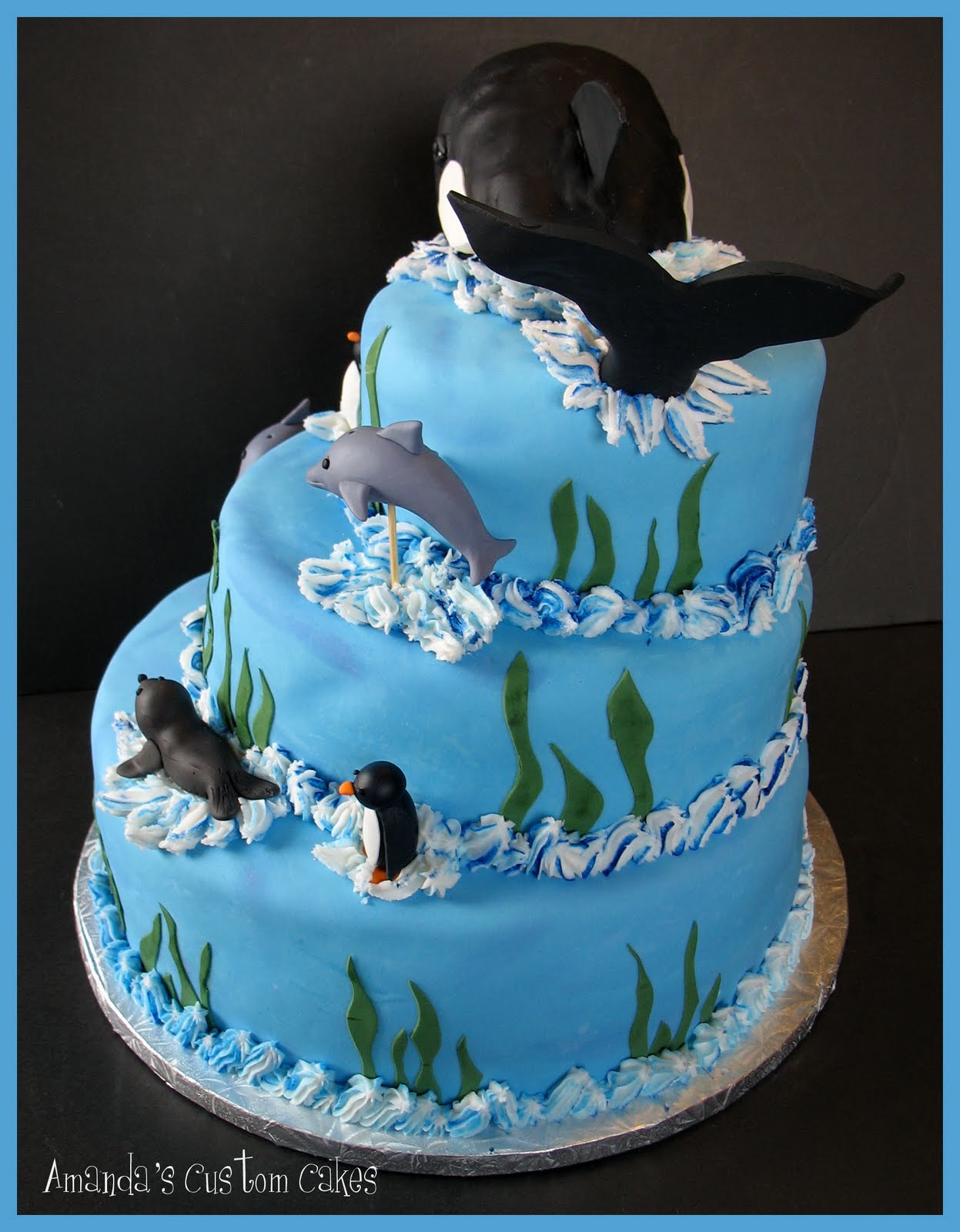 Amanda's Custom Cakes: Sea World themed cake