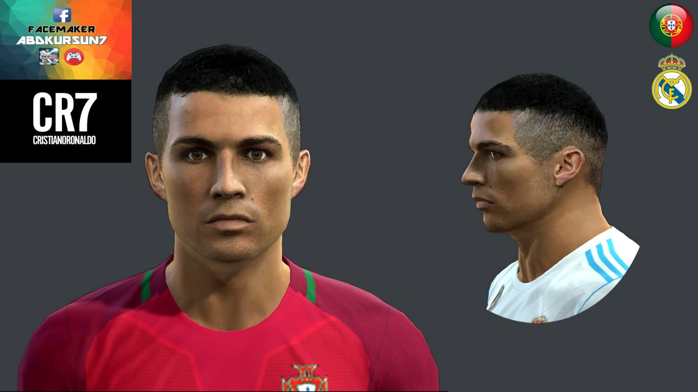 pes-modif: PES 2013 CRİSTİANO RONALDO FACE by Facemaker AbdKursun7