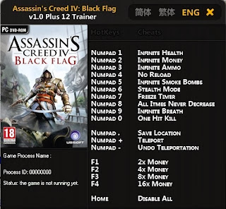 Good Game Extensions: Assassins Creed Black Flag Trainer