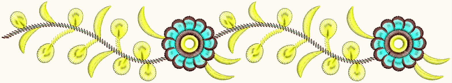 EmbDesignTube: Indian Lehenga Border Designs