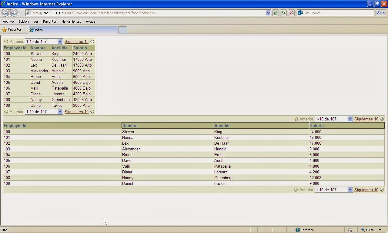 ADF Salvaje: Ejemplo de Expresión del Lenguaje (Expression Language)