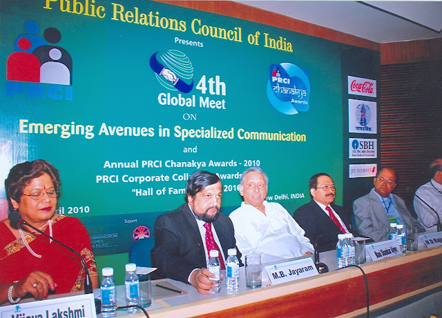 Public Relations Council of India (PRCI): 4th Global Meet and Chanakya ...