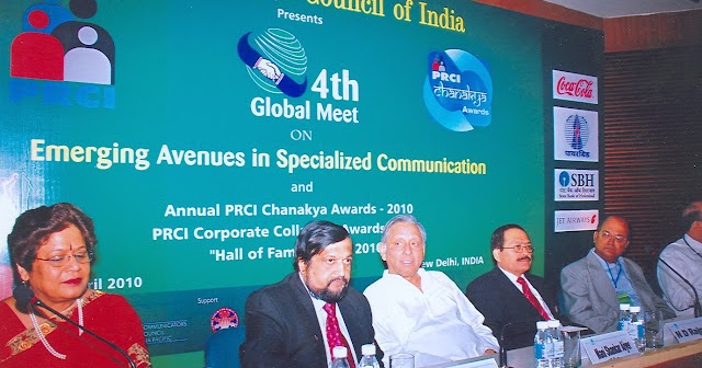 Public Relations Council of India (PRCI): 4th Global Meet and Chanakya ...