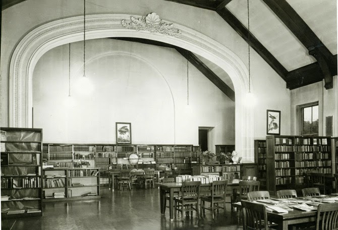 Sandusky History: Interior Views of Sandusky Library from the 1940s