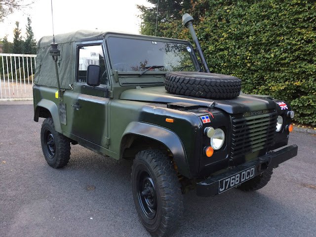 Landrover Defender: 1991 LAND ROVER 90 DEFENDER Ex-MOD winterised,Pre ...