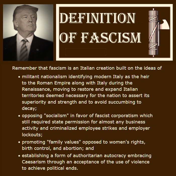 The Redwood Guardian: The U.S. feels like fascist Italy in 1922 because ...