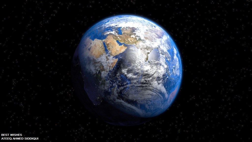 LA TIERRA VISTA DESDE EL ESPACIO