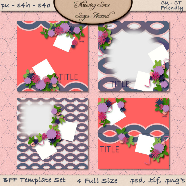 Chris's Design Place: BFF Templates from Throwing Some Scraps Around