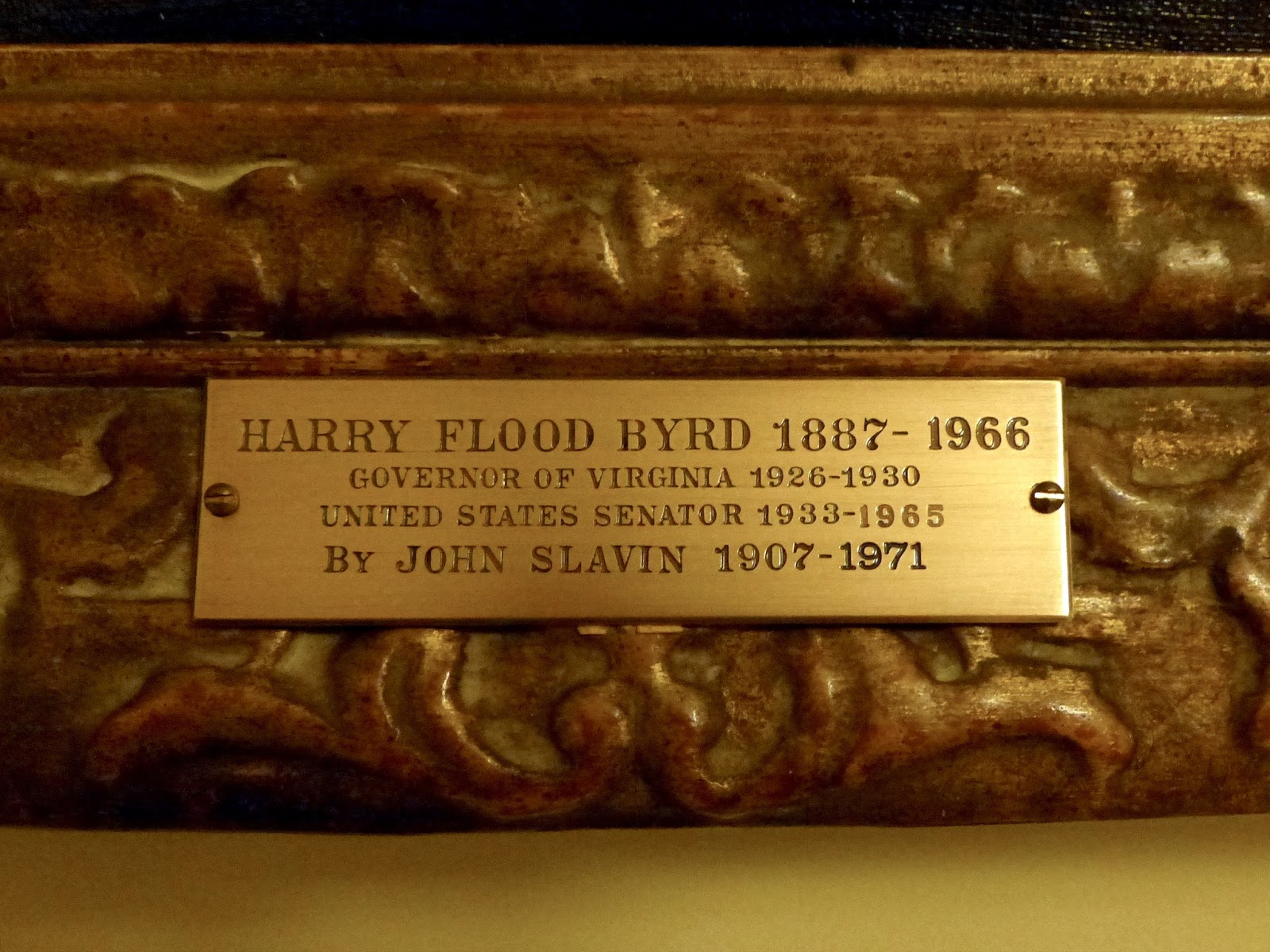 The Portrait Gallery: Harry Flood Byrd