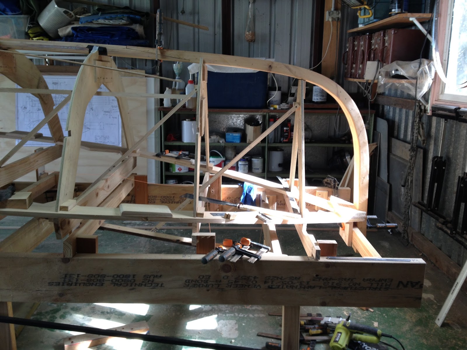 Dave's Fantail Launch Build: Inner Keel and Stem - continued
