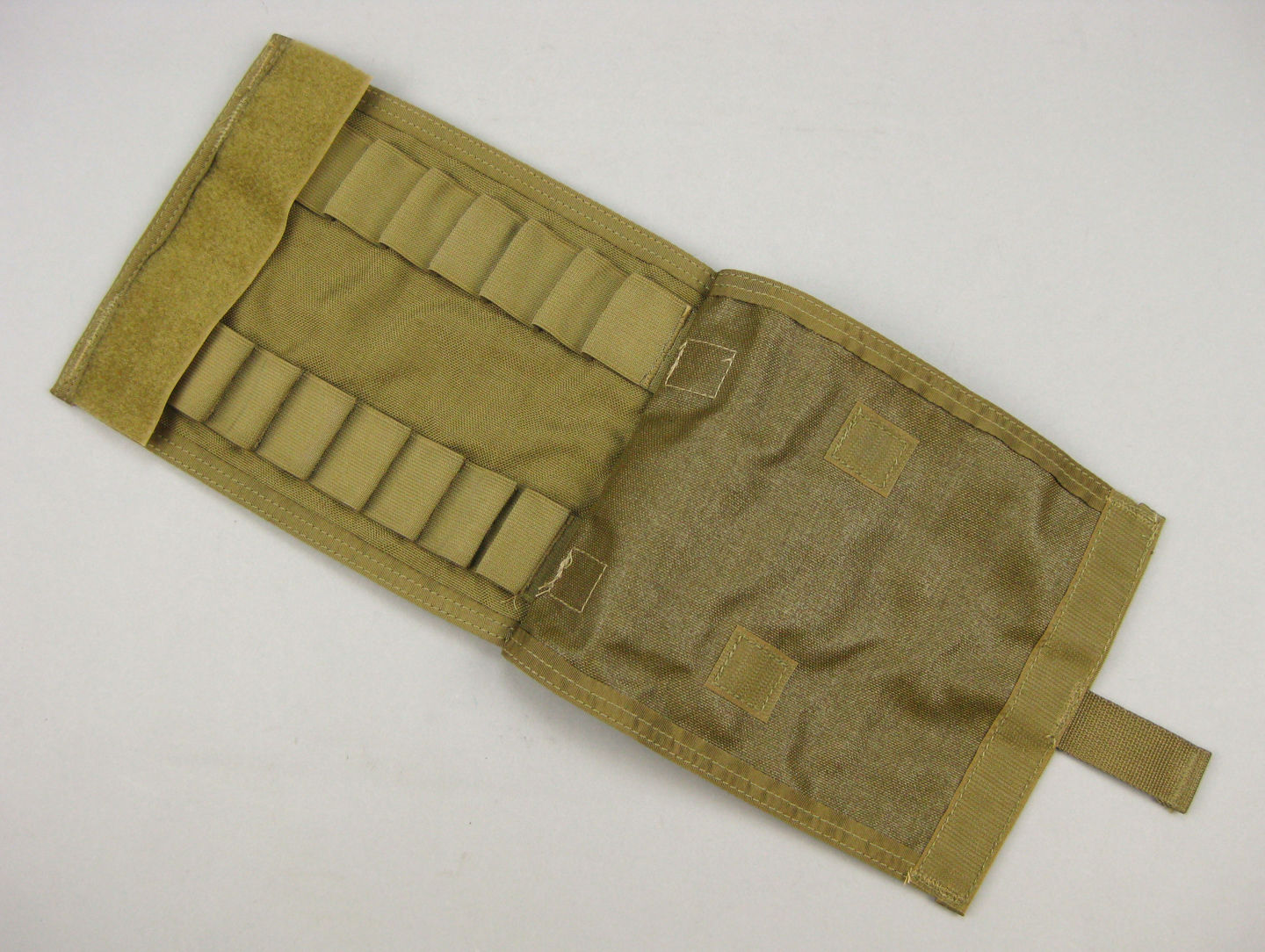Webbingbabel: USMC FSBE II Shotgun Panel 16 Shell Coyote Tan