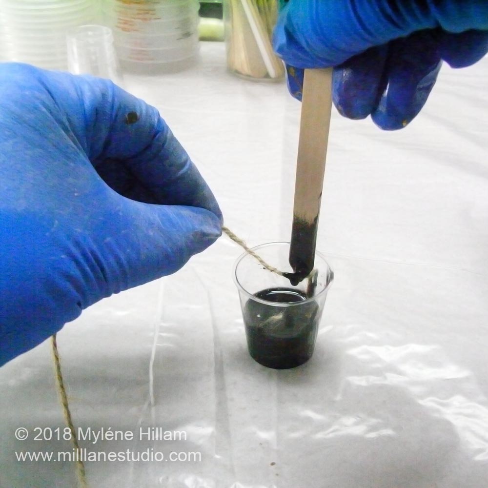 How to Create Resin Art - The Fun but Messy Pulled String Technique ...