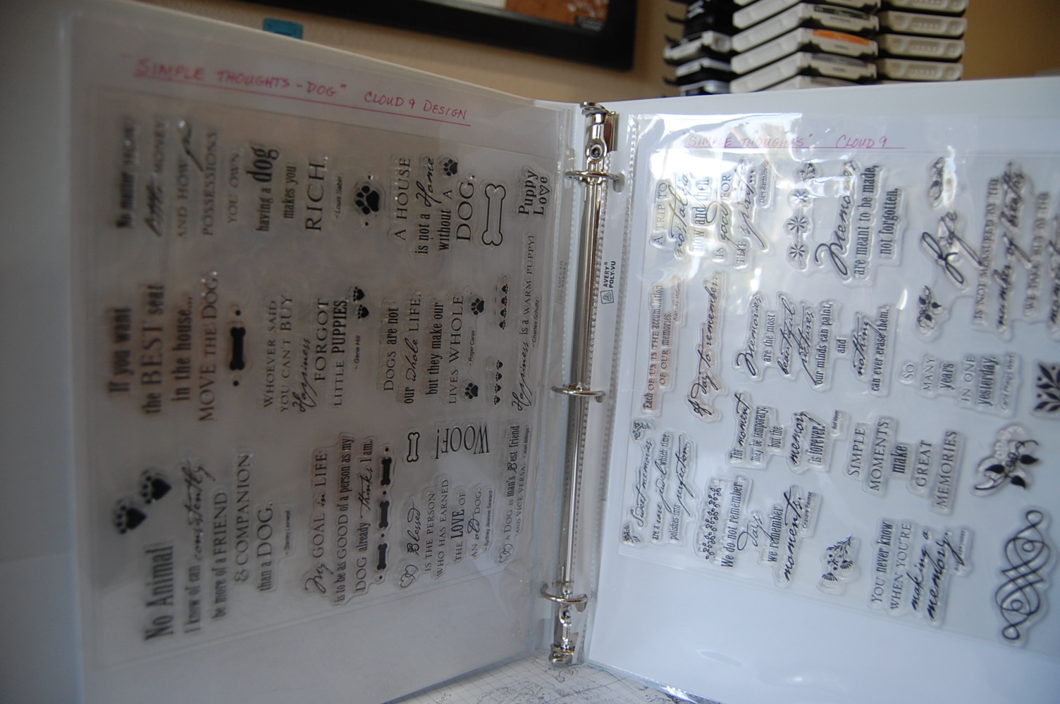 Joyfully Made Designs: Acrylic Stamp Storage