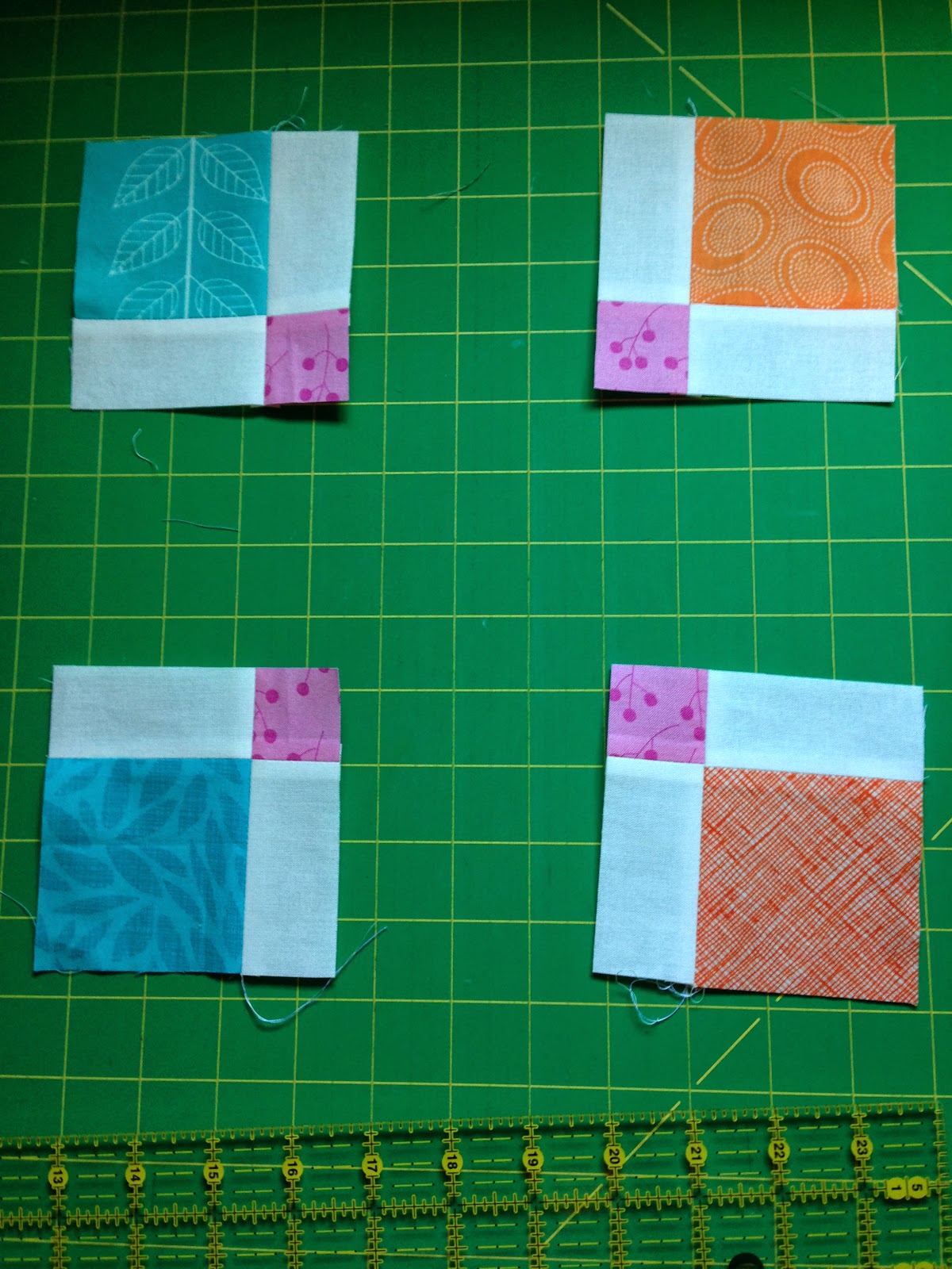 A Few Scraps: Double Disappearing Nine-Patch Improved Tutorial