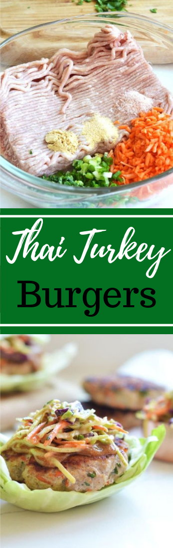 Thai Turkey Burgers #healthy #lowcarb