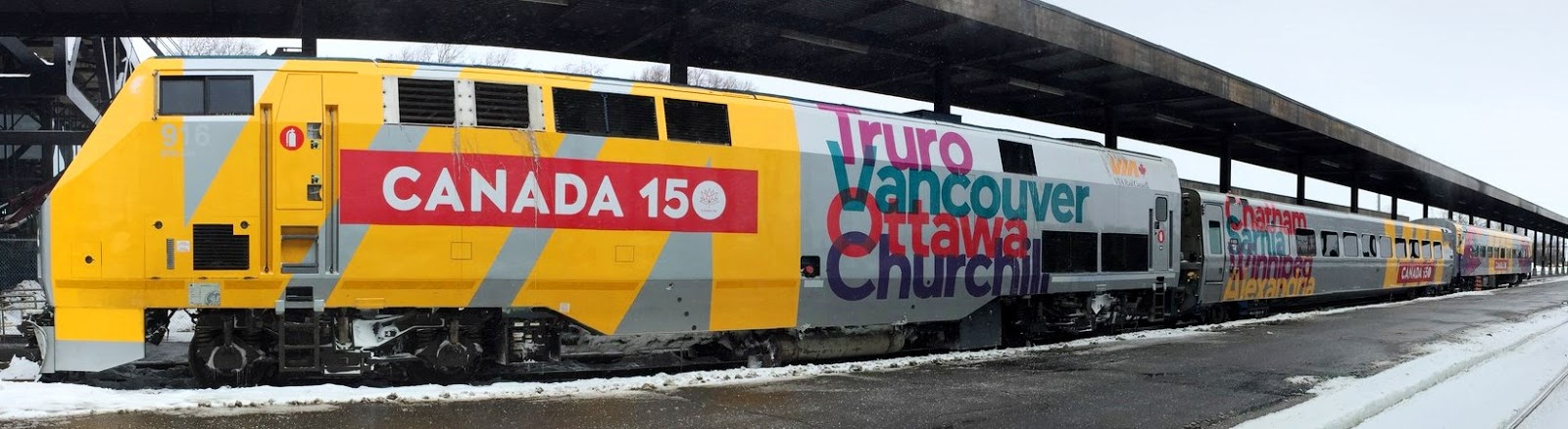 Trackside Treasure: VIA Rail's CANADA 150 Wraps