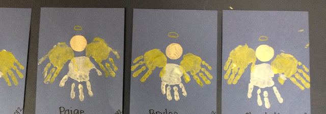 From The Hive: handprint angels