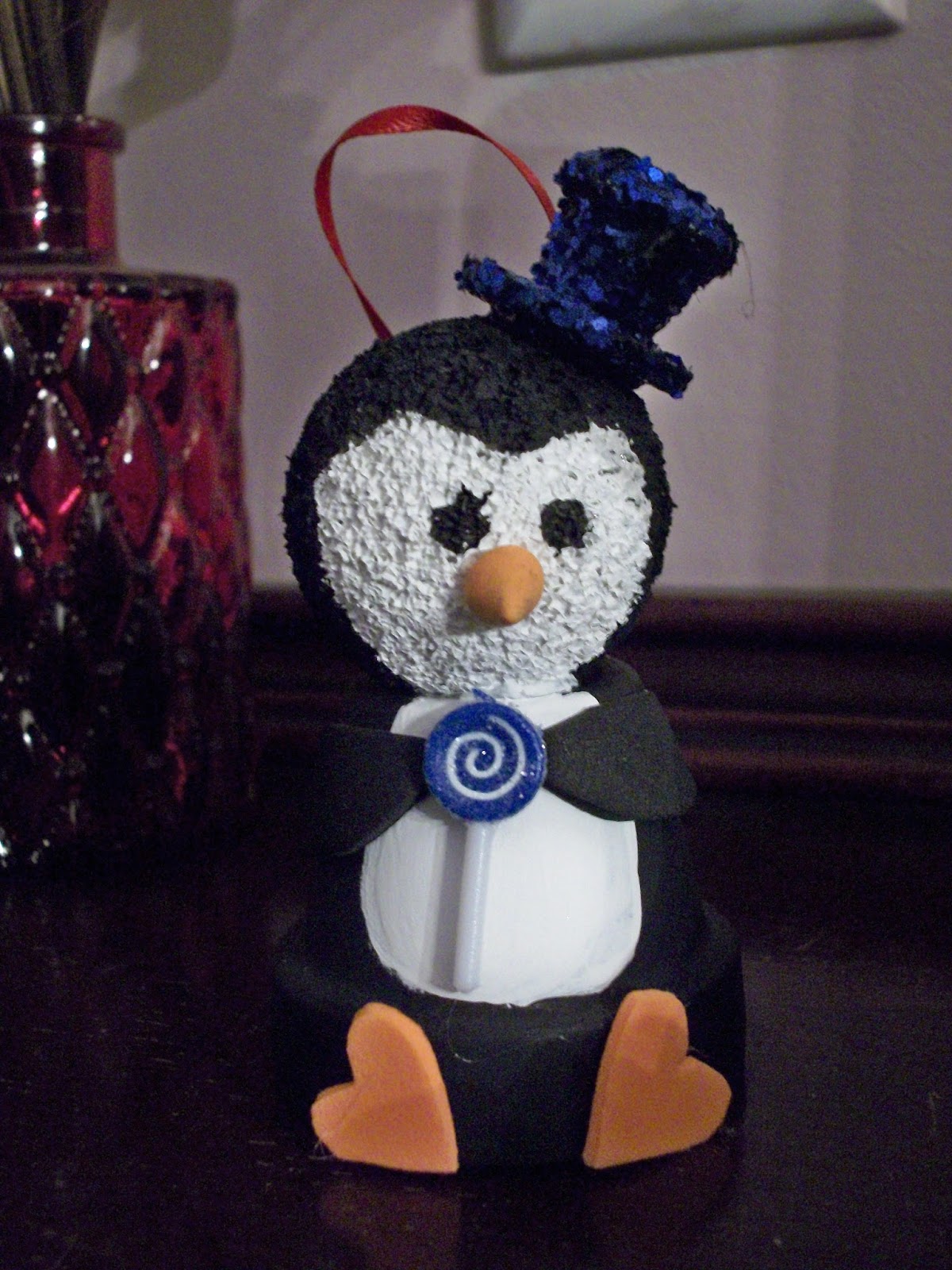 Better Budgeting: Homemade Christmas Ornaments: Penguins
