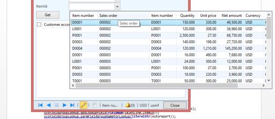 Microsoft Dynamics AX Technical Blog: X++ code for Lookup form using ...