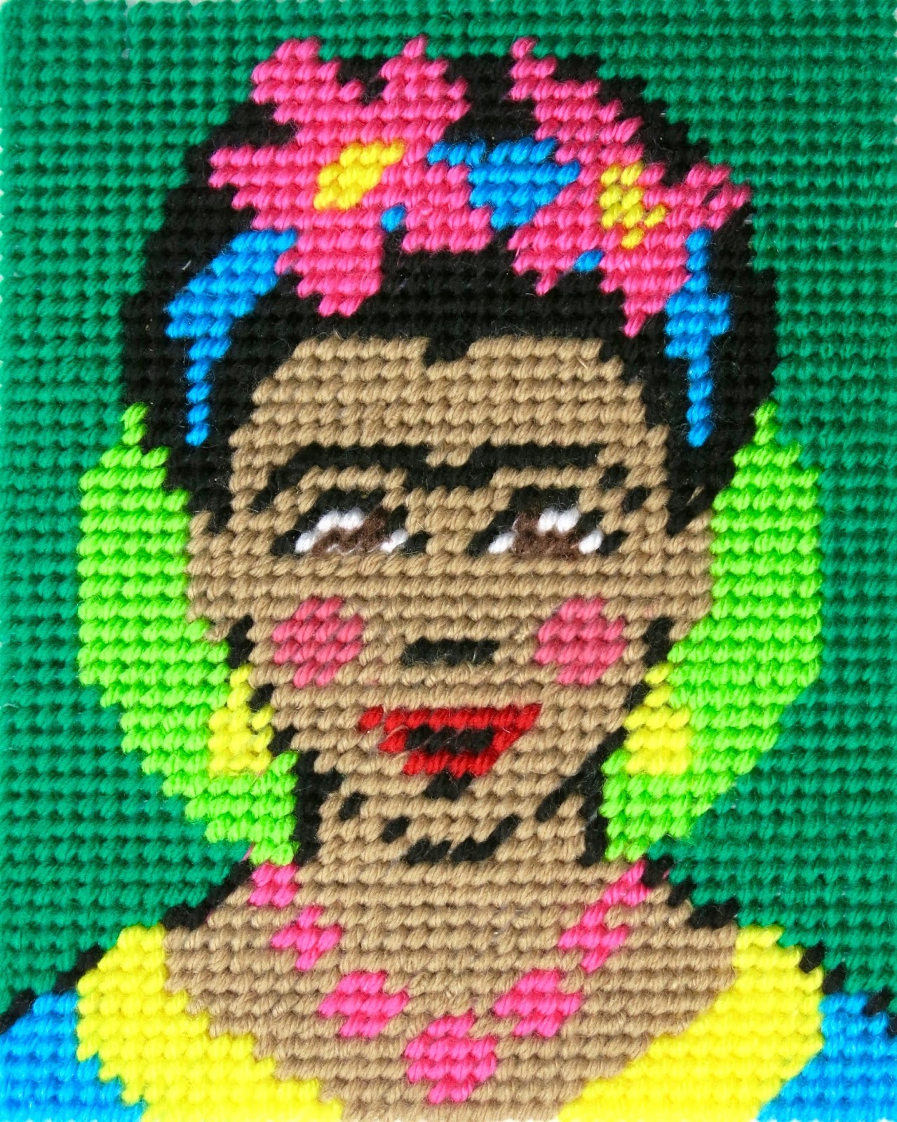 Cassie Stephens DIY Latch Hook And Needlepoint Frida Cassie Stephens DIY Latch Hook And Needlepoint Frida