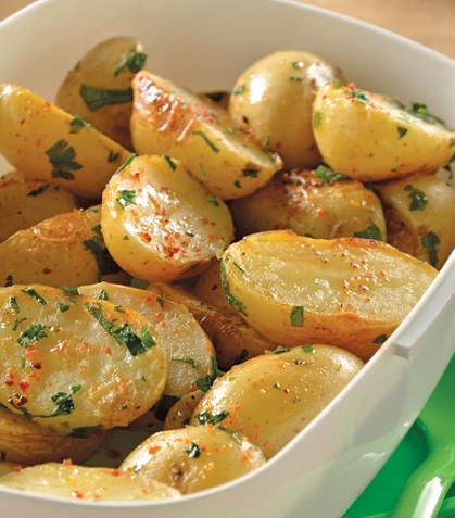 RECETAS FÁCILES CON FABY: PAPITAS CAMBRAY CON CILANTRO Y LIMON
