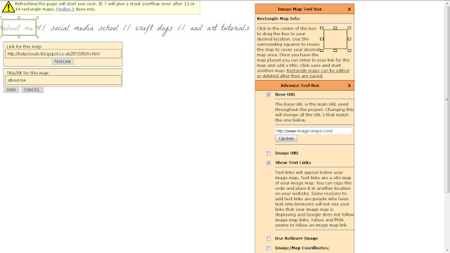 Katy Clouds: How To Create An Imagemap and Add It To Your Blog