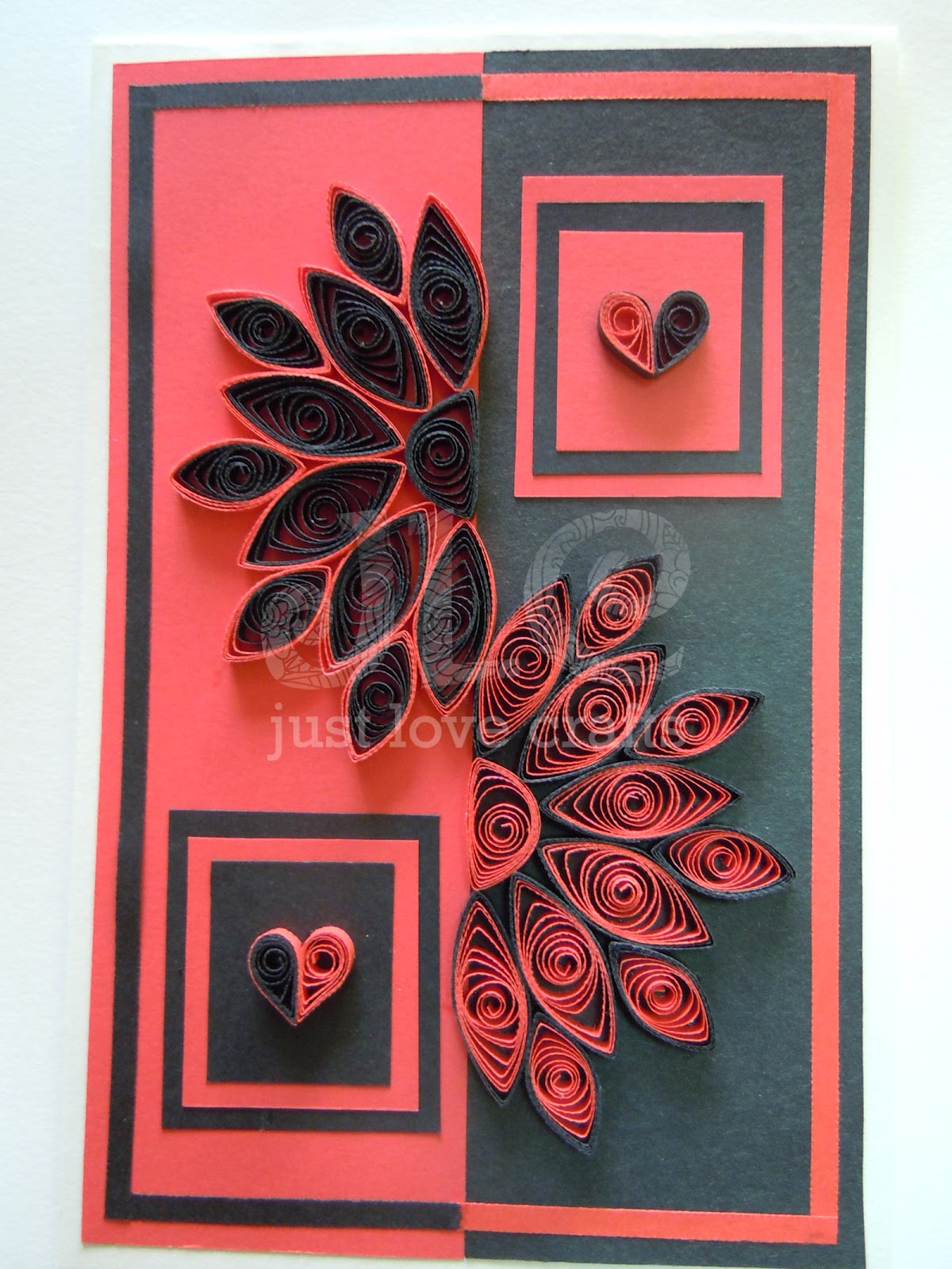 Just Love Crafts: Another two tone card!!