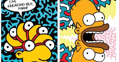 Simpsons Pop Art Discussion: Homer With Sprinkles and Milhouse With Six ...