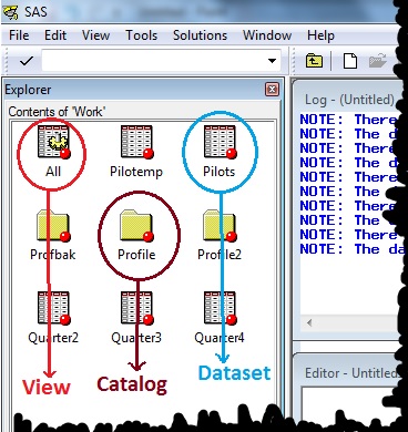 something about SAS Catalog