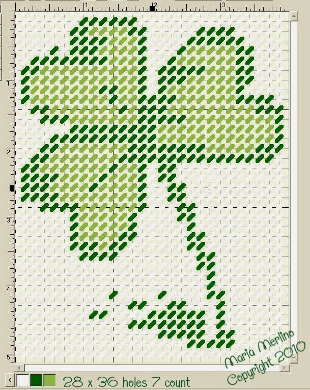 Plastic Canvas by Maria Merlino: Shamrock St. Patrick's Day Irish Free ...