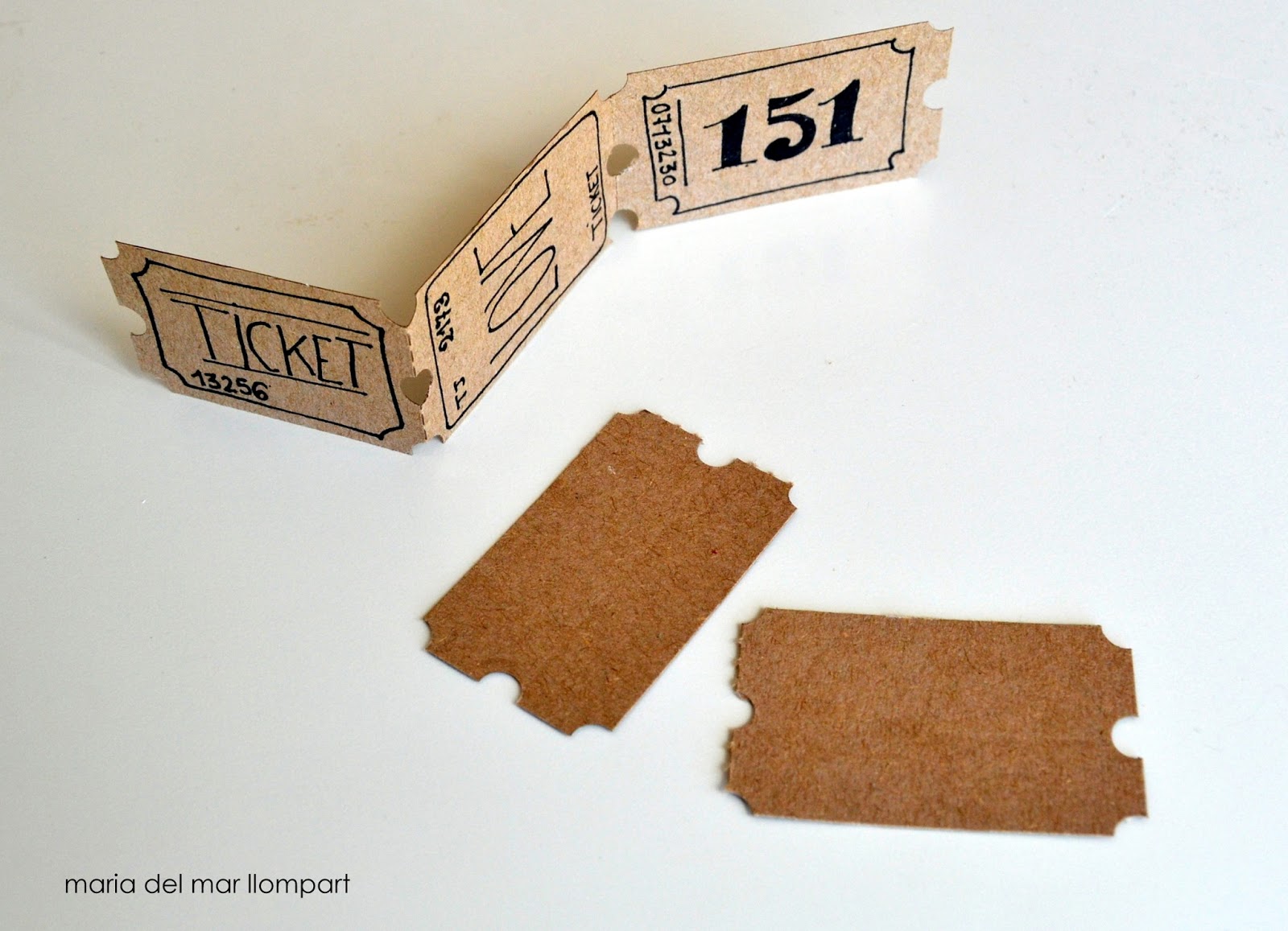 777 Inspiracions: *DIY* TICKETS