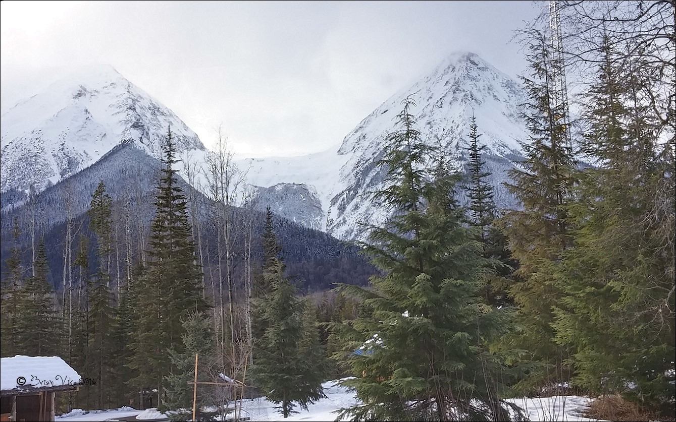Northern Interior British Columbia: Winter's Snowfall On The Mountains ...