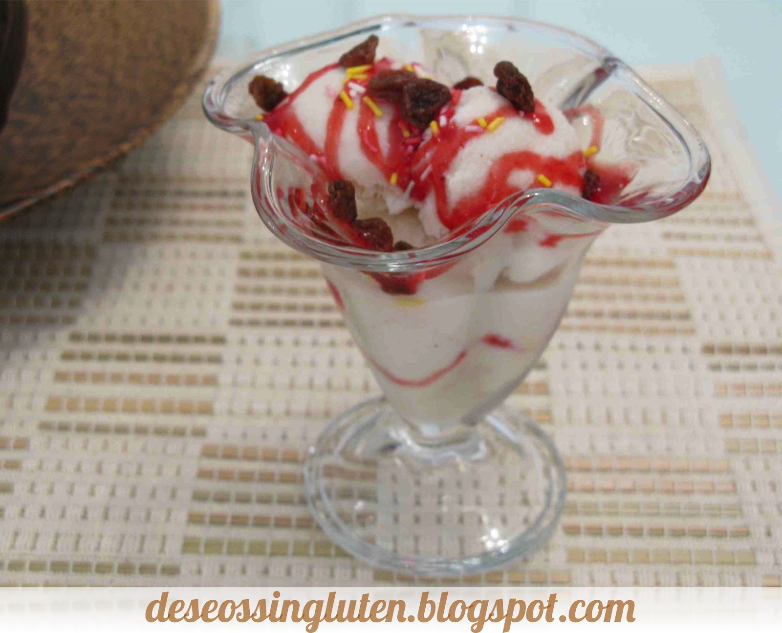 HELADO DE ALMENDRAS SIN GLUTEN
