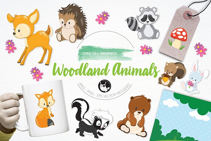 Dicas freebies Woodland Animals