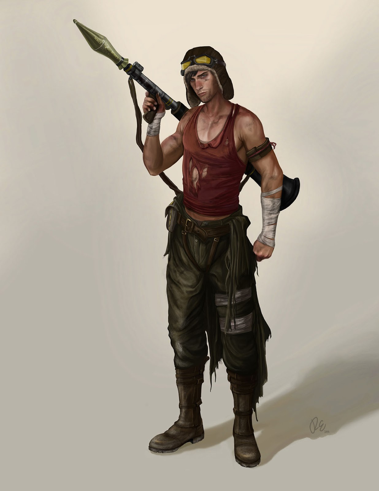 Raun Edaño: Rocket Character Concept